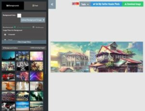 Free Twitter Header tools: Create twitter header images